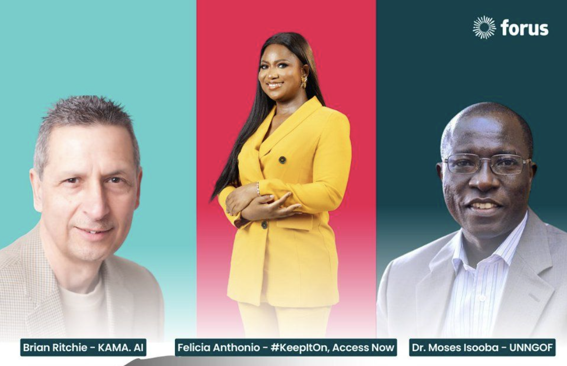 Brian Ritchie Speaks at AI Activism Workshop by Forus - kama.ai